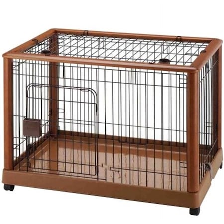 Richell Usa 94128 Mobile Pet Pen 940 - Brown 94128 | Zoro