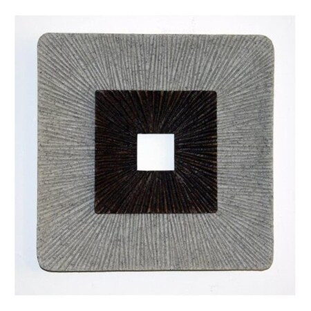Screen Gems 14 in X 2 in Enclave Square Wall Art with Ribbed 2PK ...