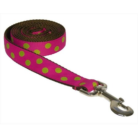 Fly Free Zone 6 ft. Dot Dog Leash; Fuchsia & Lime - Large FL685301 | Zoro