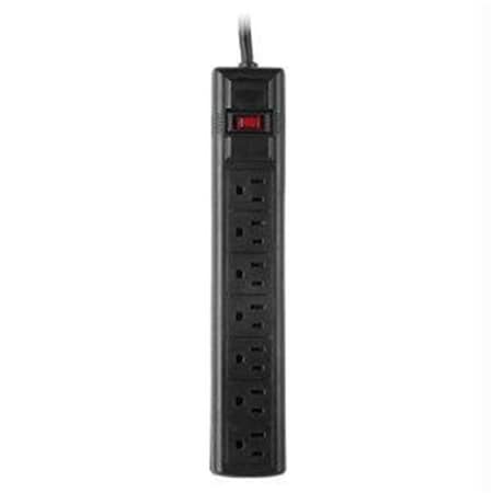 Ezgeneration Ssup 7Outlet Essential Surge Protector 12Ft Cord 1500J Emi ...