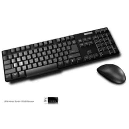 Inland Inland 70119 Wireless 2.4GHz Optical Mouse Keyboard Combo Set ...