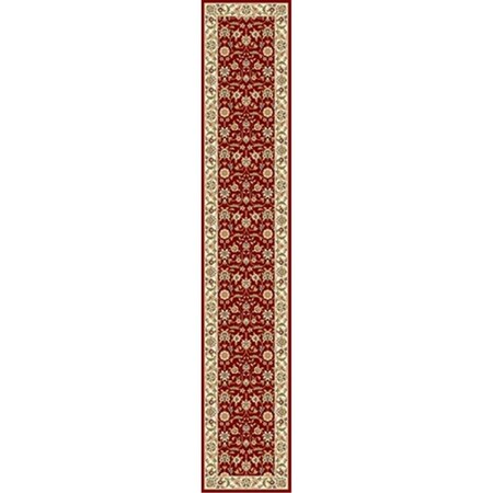 Safavieh 2 ft. 3 in. x 16 ft. Runner Lyndhurst Red and Ivory ...
