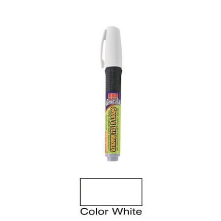 Grout-Aide Pump Action Pen, White, 6PK 5030 | Zoro