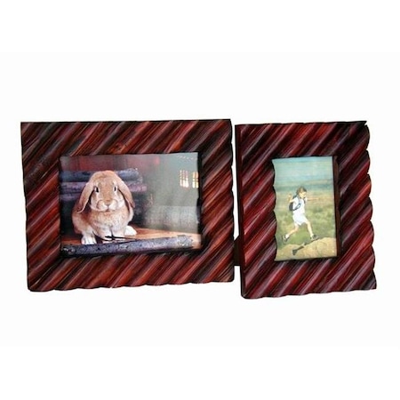 Sunshine Trading ST-24-5 Handmade Wood Photo Frame - 3.5 x 5 Inch ST-24 ...