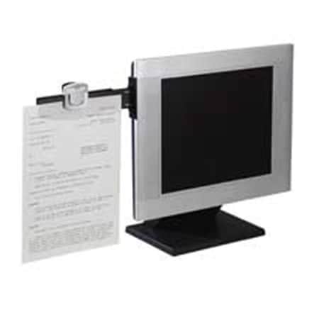 3M Commercial 3M MMMDH240MB Monitor Mount Document Clip- 6-.25in.x3in ...