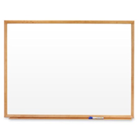 Easy-To-Organize Marker Board- 3ft.x2ft.- Oak Frame EA1189920 | Zoro