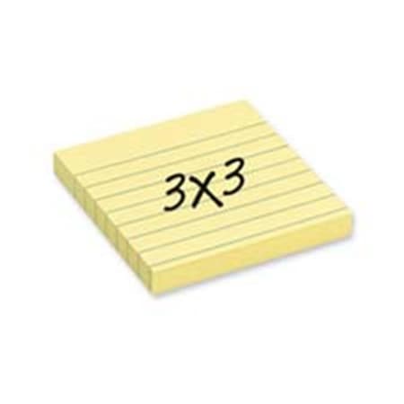 3M 3M MMM630SS Sticky note Notes; Lined; 3 in. x 3 in.; 100 Sheets-PD ...