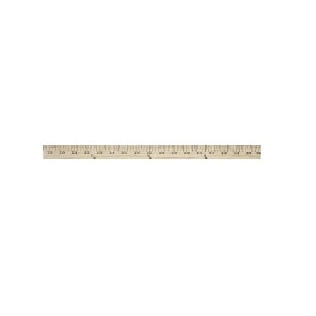 Westcott WESTCOTT 015360 Wood Yardstick Ruler With Hang Hole; 36 In L x ...