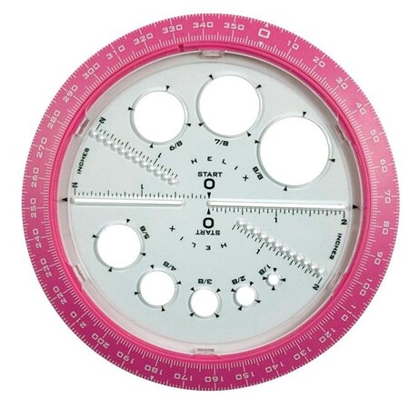Workstationpro Angle And Circle Maker Protractor And Compass; 0.125 - 4 ...