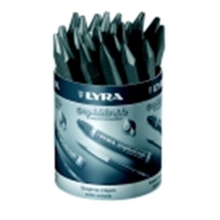 Lyra Lyra Non-Toxic Water Soluble Graphite Crayon; Pack 24 1370426 | Zoro