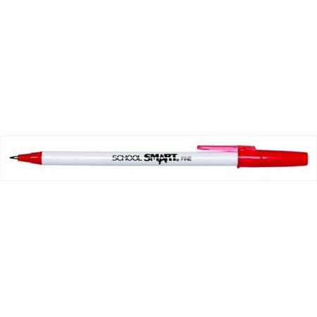 School Smart School Smart 038163 Round Refillable Stick Pen; Fine Tip ...