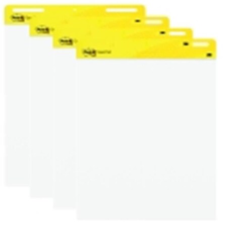 Post-It Sticky note 25 x 30 in. Unruled White Self-Stick Easel Pad - 30 ...