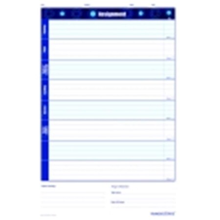 Hammond & Stephens Hammond And Stephens Dry-Erase Assignment Wall Chart ...