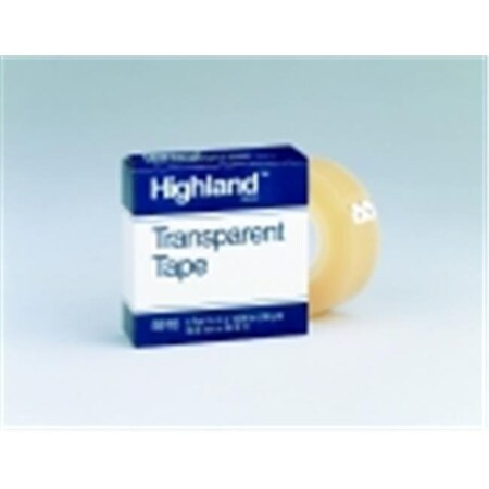 3M Highland 0.5 in. x 36 Yard Transparent Tape; Pack - 12 1482509 | Zoro