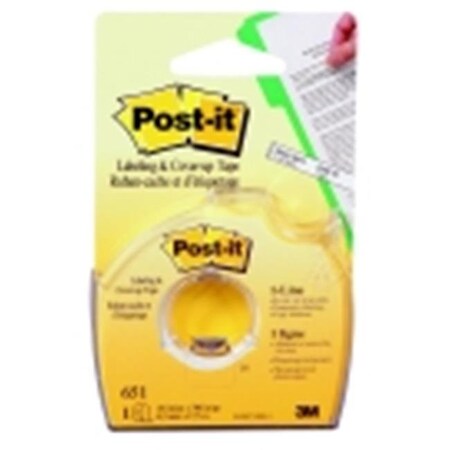 Post-It Sticky note Removable Labeling And Cover-Up Tape - 0.33 W x 700 ...