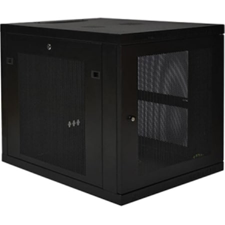 Doomsday 12U Rack Enclosure Server Cabinet 33In Deep with Doors & Sides ...