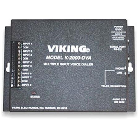 Viking Viking Electronics VK-K-2000-DVA Multi-input Voice Dialer/Annou ...