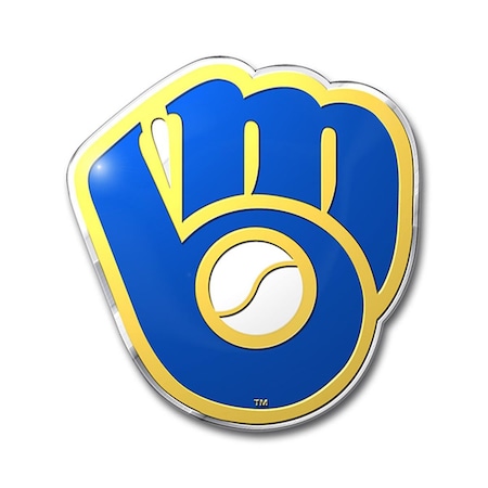 Finalfan 4 x 3 in. Milwaukee Brewers Color Emblem 3 FI3837667 | Zoro