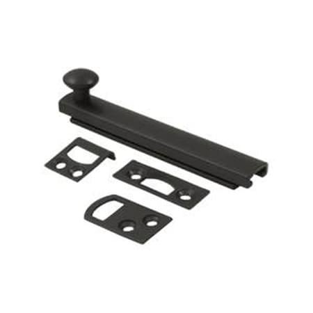 Dendesigns 4 in. Heavy Duty Surface Bolt with Concealed Screw, Oil ...