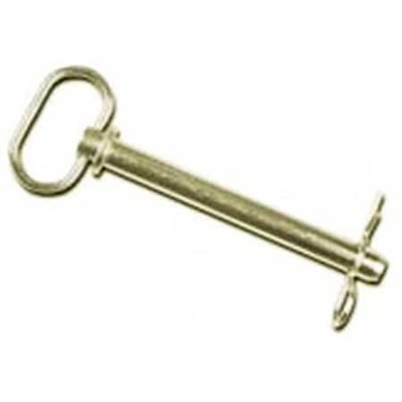 Double Hh Double HH 25633 0.75 x 4.25 in. Yellow Zinc Plated; Hitch Pin ...
