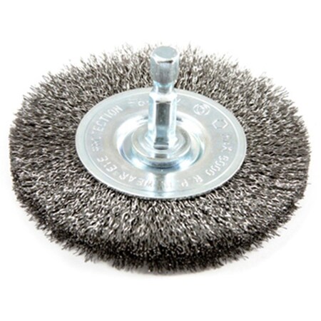 Totalturf 72736 Stem Mounted Fine Crimped Wire Wheel TO878600 | Zoro