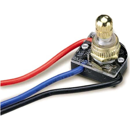 Gardner Bender GSW-68 Brass Plated 3 Way Rotary Switch 380121 | Zoro