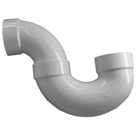 Genova Products 78540 4 in. Schedule 40 PVC P-Trap 176785 | Zoro