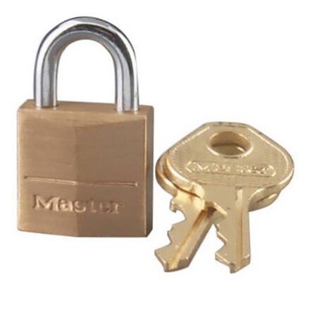 Master Lock 120D 075 in Solid Brass Body Pin Tumbler Padlock 518985 | Zoro