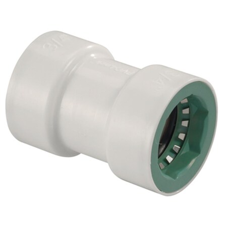 Eat-In 34776 0.75 in. PVC Lock x 0.75 in. PVC Lock Coupling EA586303 | Zoro