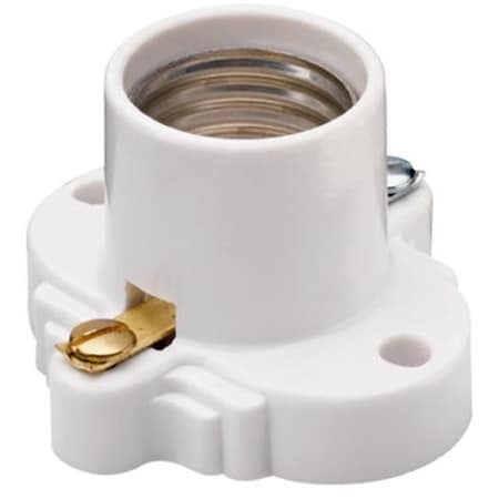 Yhior S752WCC10 660W 250V Medium Base Cleat Socket; White YH586448 | Zoro