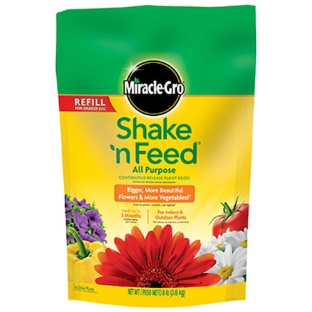 Miracle-Gro Miracle Gro 110570 Shake & Feed All Purpose Plant Food, 8 ...