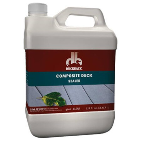 Duckback Duckback Products DB-4200-4 Gallon Composite Clear Deck Sealer ...
