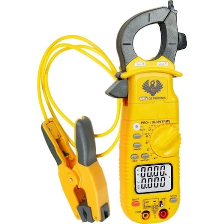 Uei UEI True RMS Clamp Meter with Pipe Clamp Probe DL389COMBO | Zoro