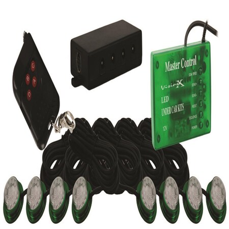 Vision X Lighting 4005396 LED Strobe And Rock Light Kit Green HIL-STG ...
