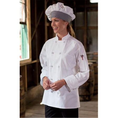 Nathan Caleb Chef Coat 10 Knot in White - 4XLarge NA2504199 | Zoro