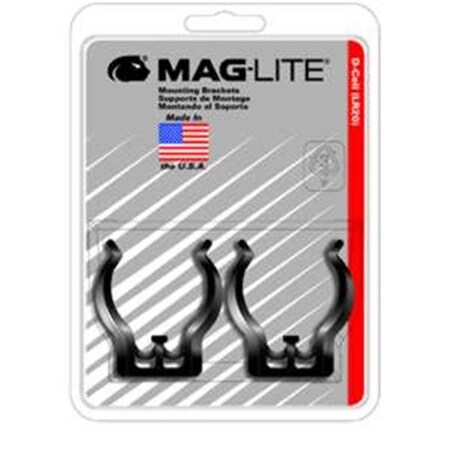 Maglite MagLITE MAGASXD026 D-Cell Mounting Brackets- Pair MAGASXD026 | Zoro
