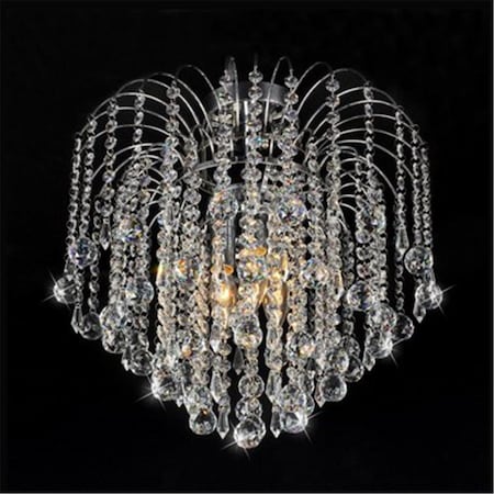 Warehouse Of Tiffany Candace Crystal-Chrome Chandelier RL4577 | Zoro