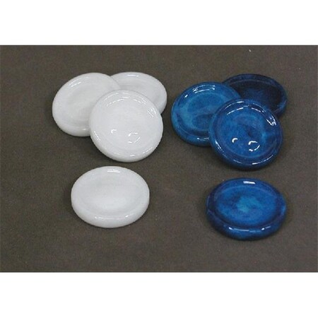 Scali Scali PBL Alabaster Backgammon Checkers - Blue and White PBL | Zoro