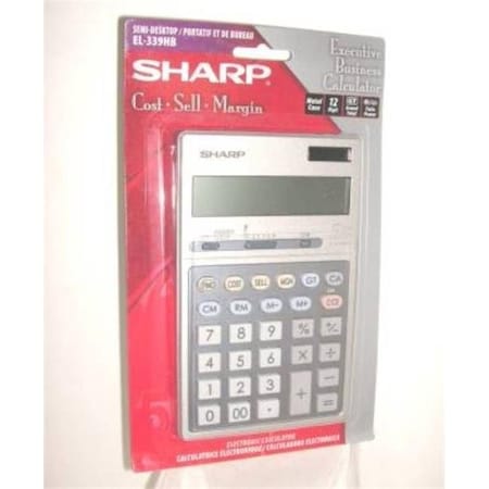 Sharp Sharp Sh339Hb Sharp El339Hb 12 Digit - Semi-Desktop Basic Calc ...