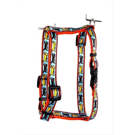 Yellow Dog Design Black and Yellow Dog Step-In Harness - Extra Large SI ...