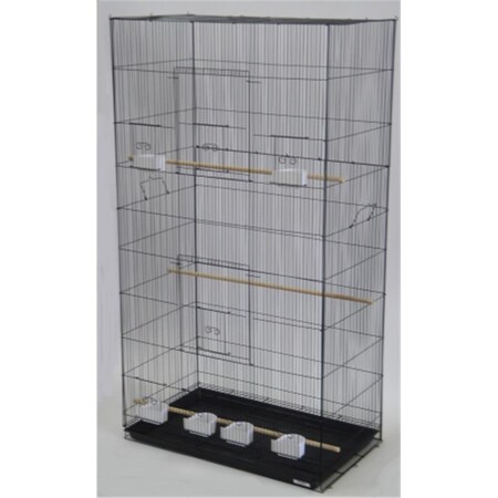 Yml Lot of Three XLarge Bird Breeding Cages in Black 3x2494BLK | Zoro