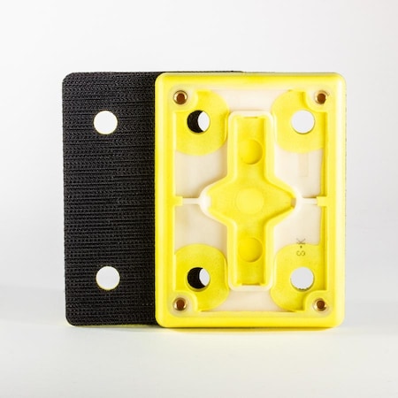 Uneeda Ekasand Backup Sanding Pad 3 x 4 Hook Face Screw On - 4-hole ...