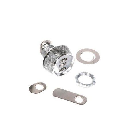 Ccl CCL 390 Series Dial Combination Cam Lock 3/4"- Silver CCL-39051 | Zoro