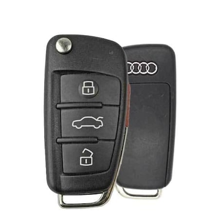 Oem OEM: REF: 2006-2015 Audi / 4-Button Flip Key / PN: 4F0837220AG ...