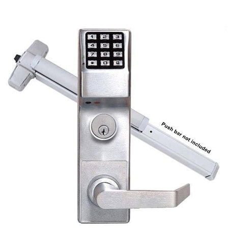 Alarm Lock Trilogy ETDLS1G Panic Exit Trim Keypad Digital Lock w/ Audit ...
