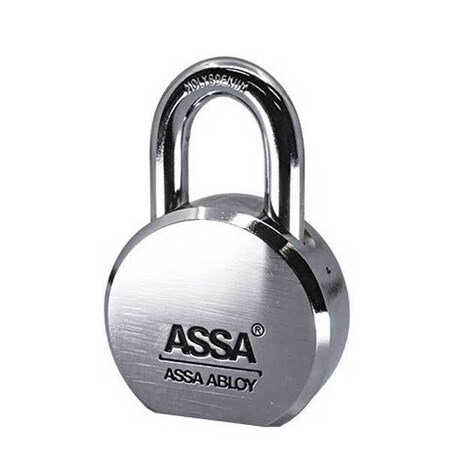 Assa Abloy Assa: High Security Round Body Solid Steel SFIC Padlock with ...