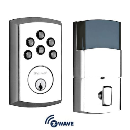 Baldwin Soho Electronic Keypad Single Cylinder Deadbolt with Z-Wave ...