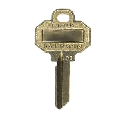 Baldwin Baldwin: Single C-Keyway Key Blank for Reserve Series, PK 10 ...