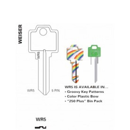 Jet JET: 5-Pin Key Blank (WR5) JET-WR5 | Zoro