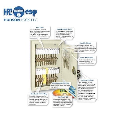 Hpc HPC: SINGLE-TAG KEKAB 40 KEY CAPACITY HPC-KEKAB-40 | Zoro